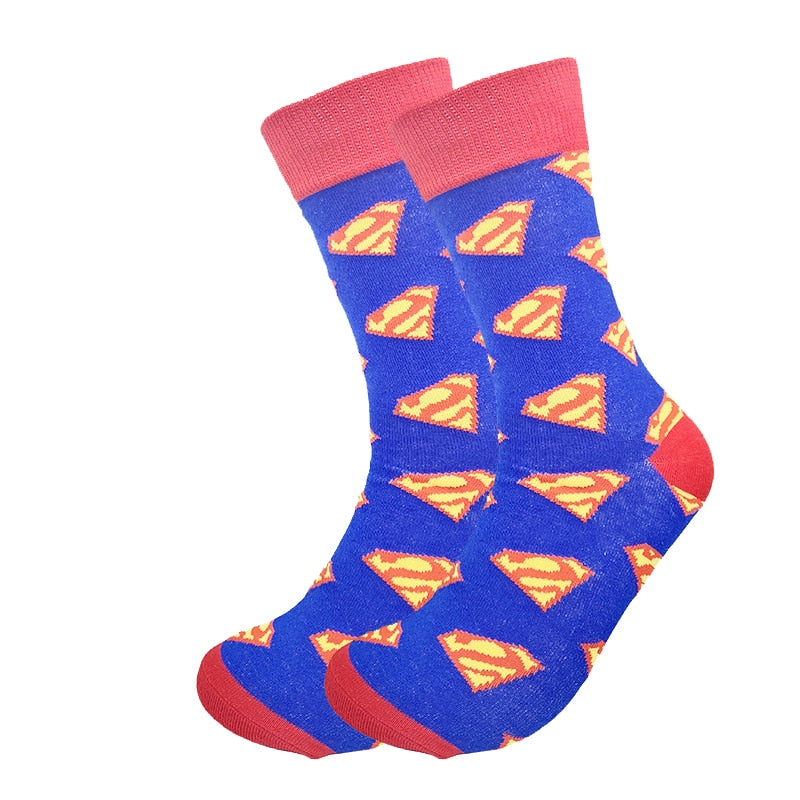 Superman ' Superman Logo' Crew Socks — Little Sock Store