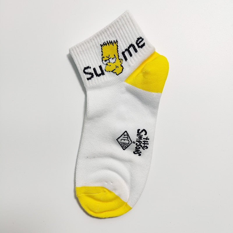 The Simpsons 'Supreme Bart Simpson' Ankle Socks — Little Sock Store