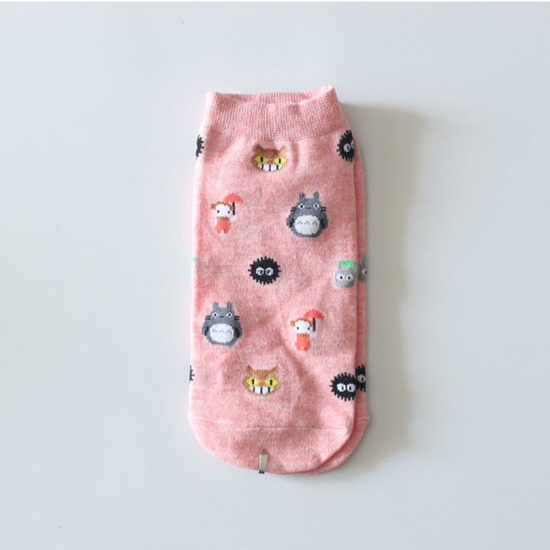My Neighbor Totoro "My Neighbor Totoro Characters" Ankle Socks — Little ...