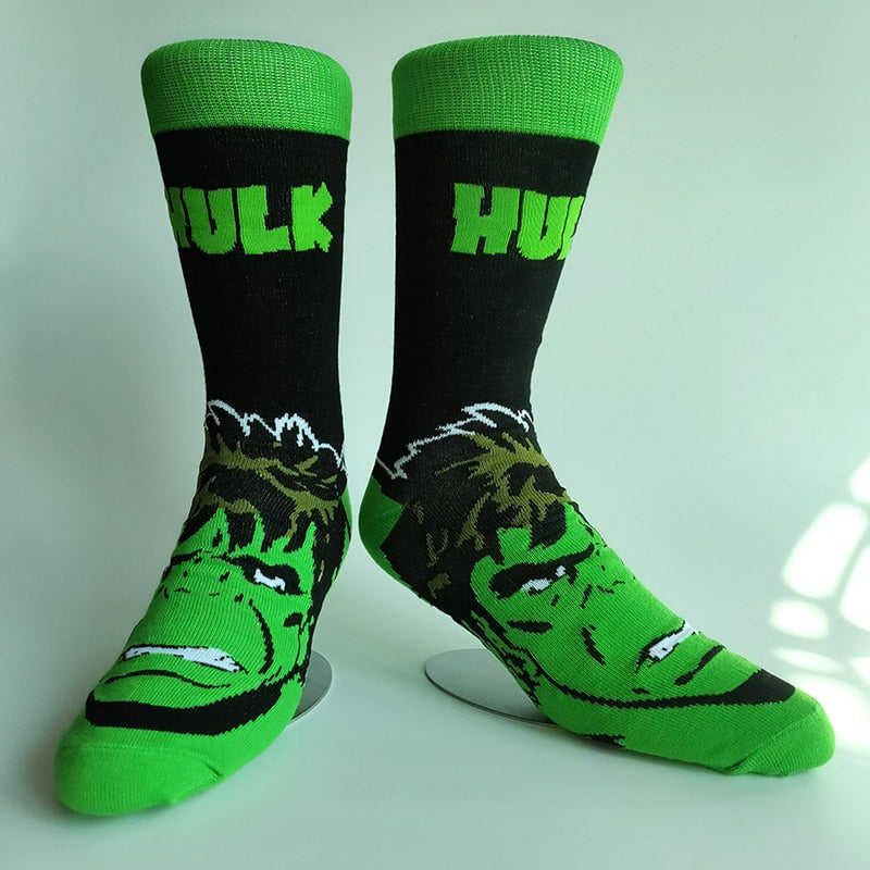 The Incredible Hulk 'Bruce Banner' Crew Socks — Little Sock Store