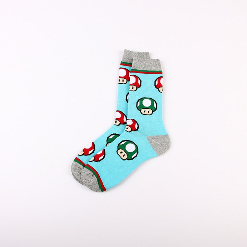 Super Mario '1 Up' Crew Socks — Little Sock Store