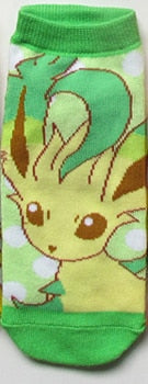 Pokemon 'Leafeon' Ankle Socks — Little Sock Store
