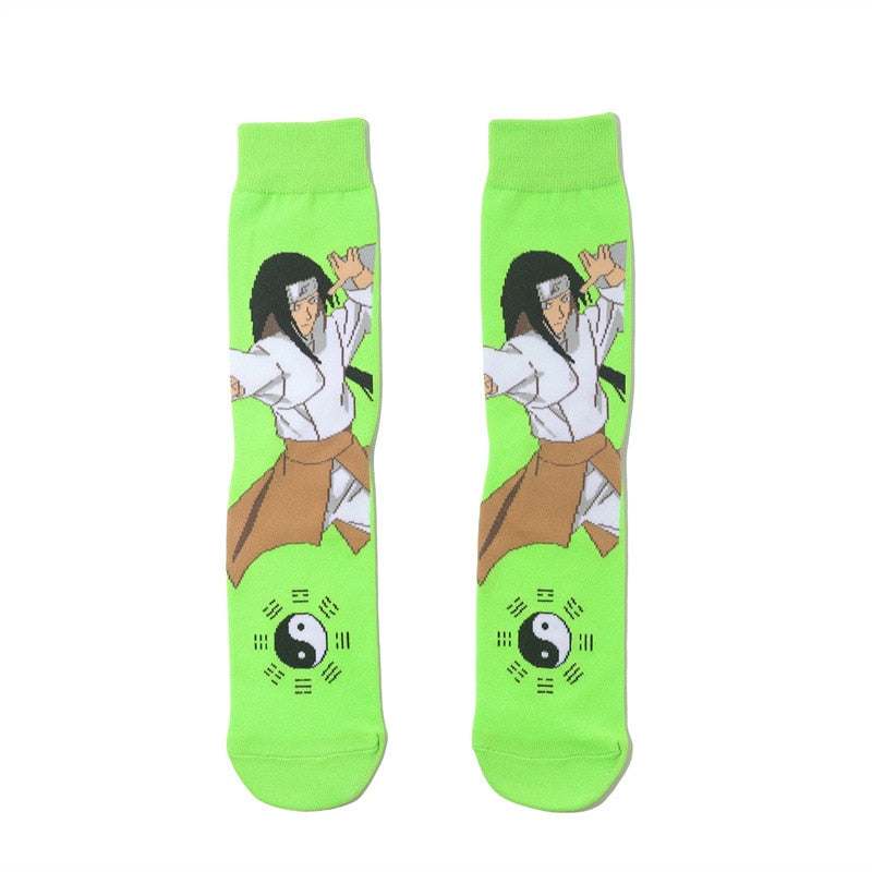 Naruto 'Neji' Crew Socks — Little Sock Store