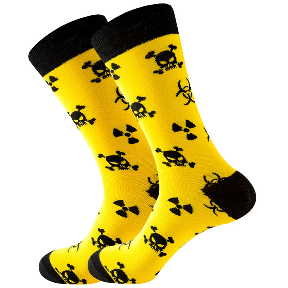 'Radioactive Sign' Crew Socks — Little Sock Store