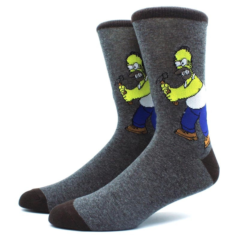 The Simpsons "Homer Hammer" Socks — Little Sock Store