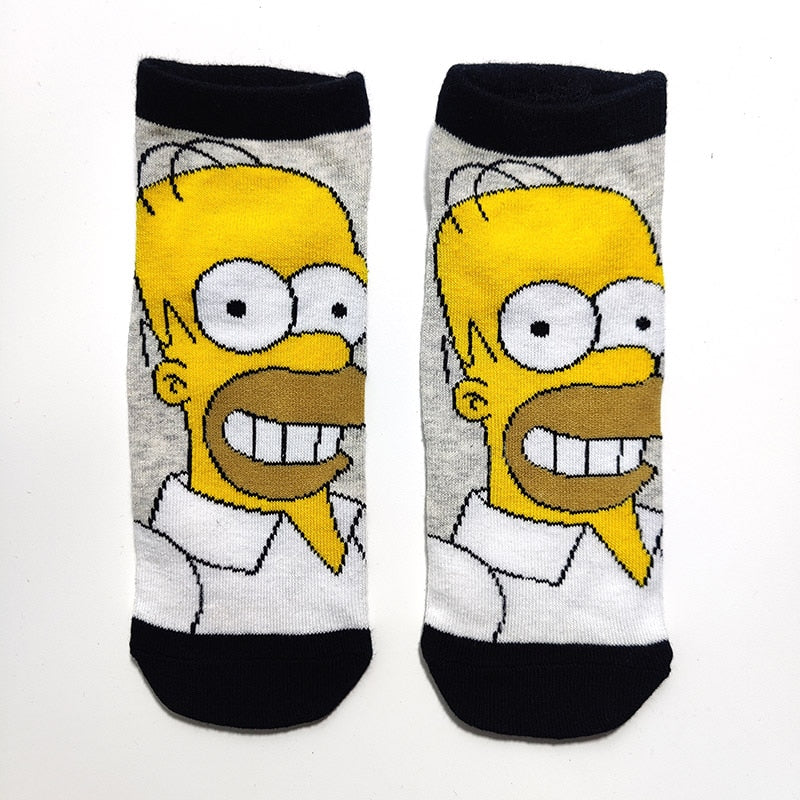 The Simpsons 'Joyous Homer' Ankle Socks — Little Sock Store