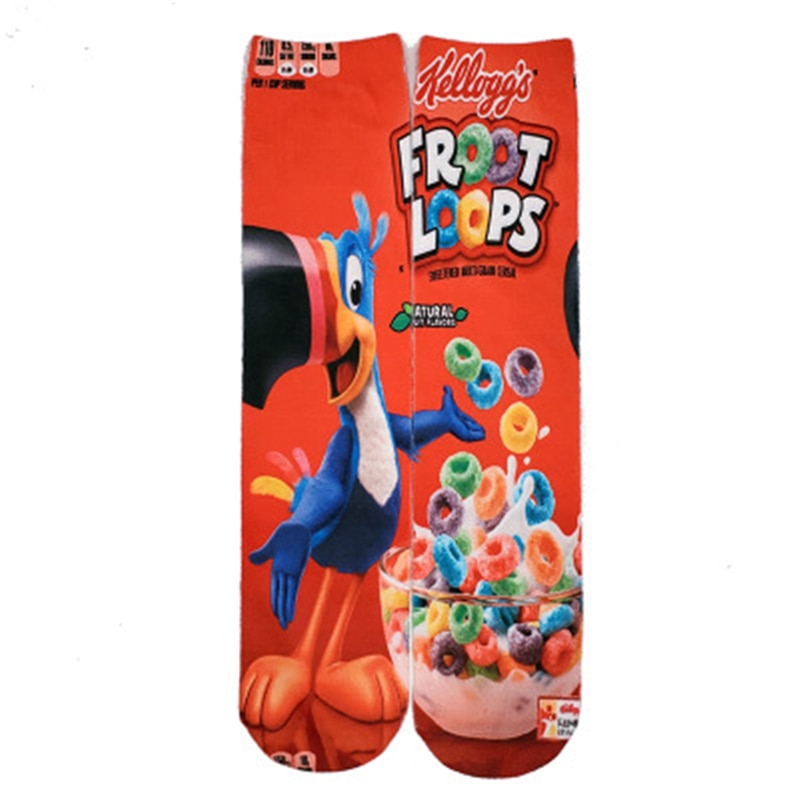 Snacks 'Froot Loops Big Logo' Socks — Little Sock Store