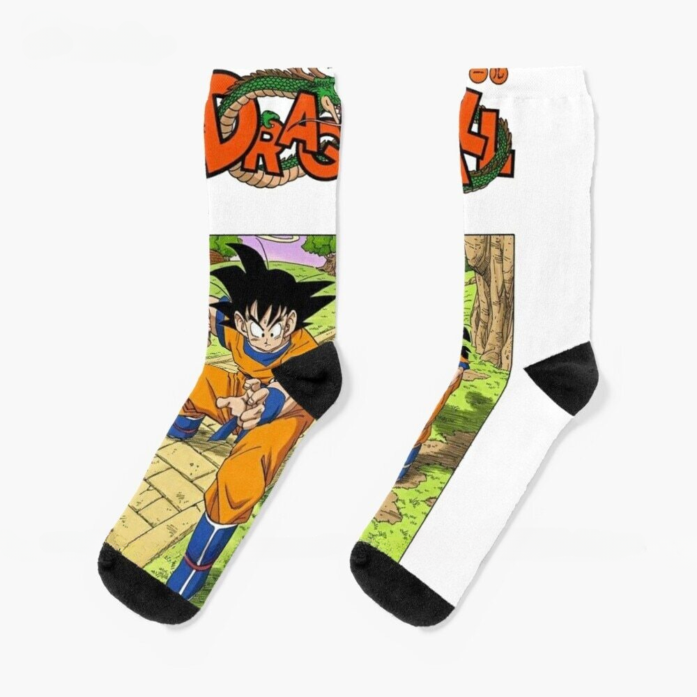 Dragon Ball Z 'Son Goku and Gohan' Crew Socks — Little Sock Store